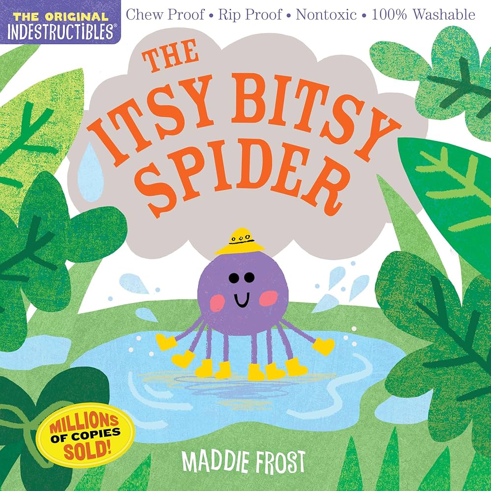 Itsy Bitsy Indestructible Book – Tulips Home and Gift