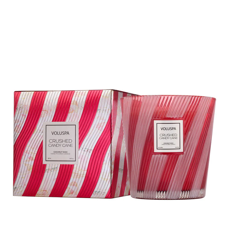 Crushed Candy Cane 3 Wick Hearth – Tulips Home and Gift